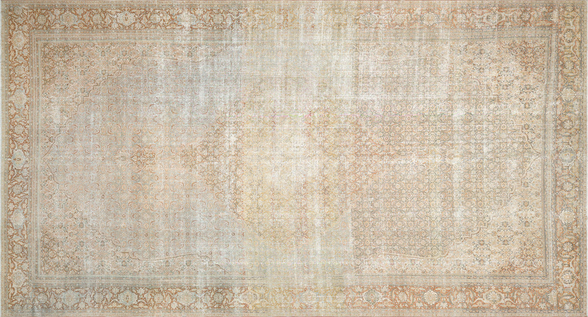 Antique Persian Tabriz Rug - 11'7" x 21'10" — Nalbandian